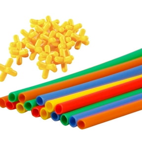 Explore Colorful Straw Building Toys for Kids Educational Fun