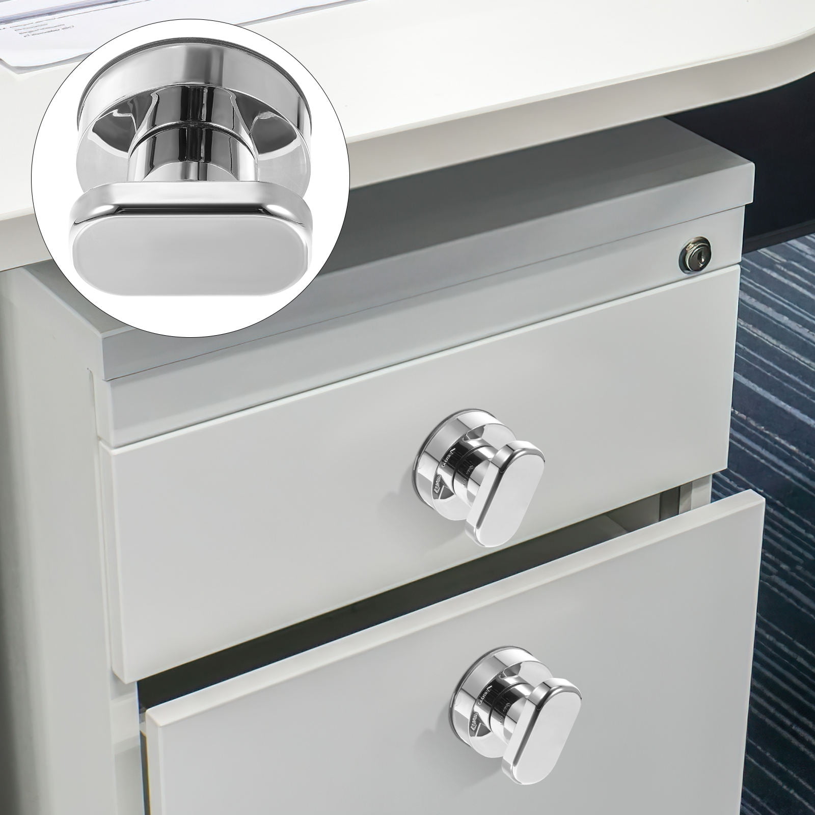 LEORX Suction Cup Handle Sliding Shower Door Handle Stick On Drawer ...