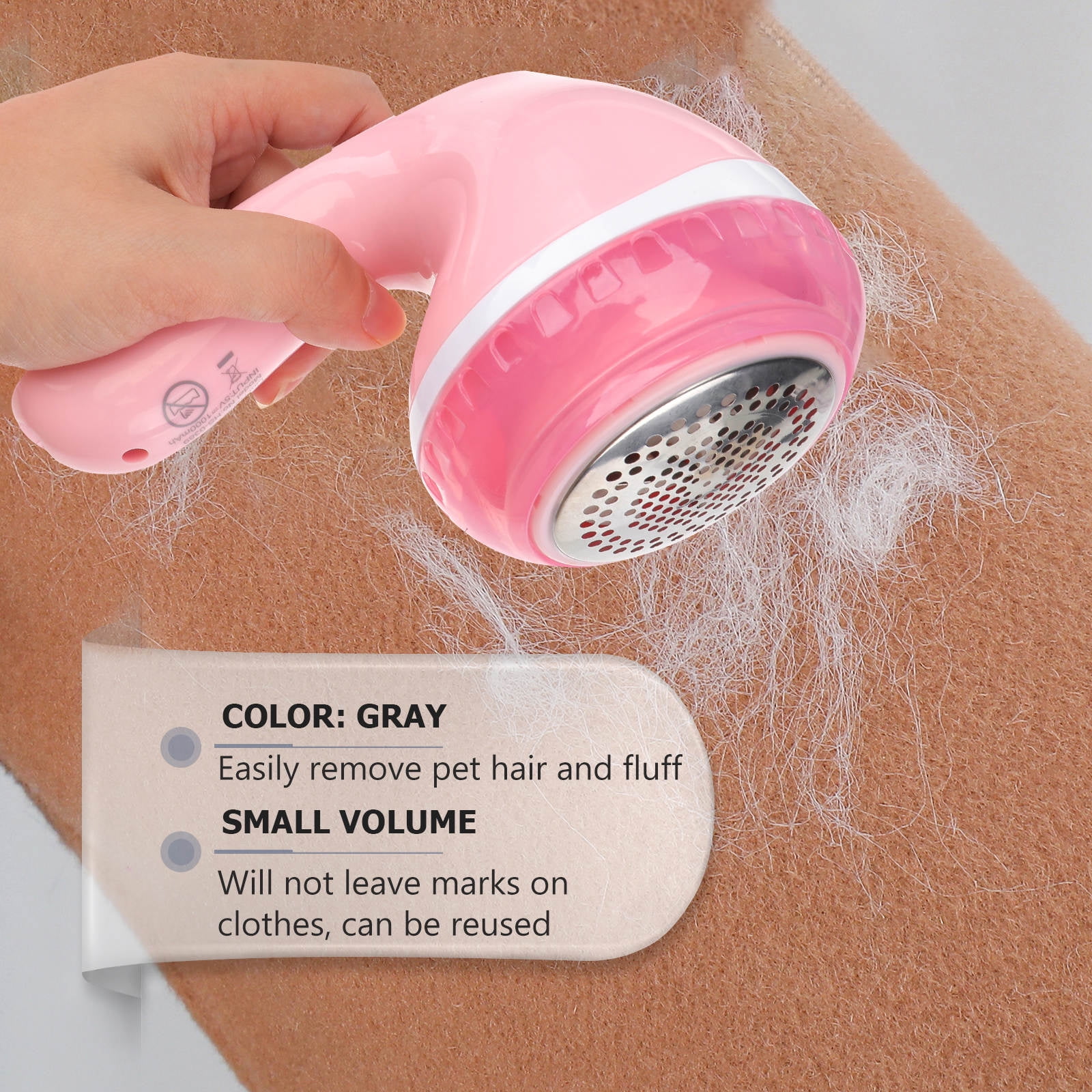 LEORX Portable Defuzzer Lint Remover Pink 1Pcs - Walmart.com