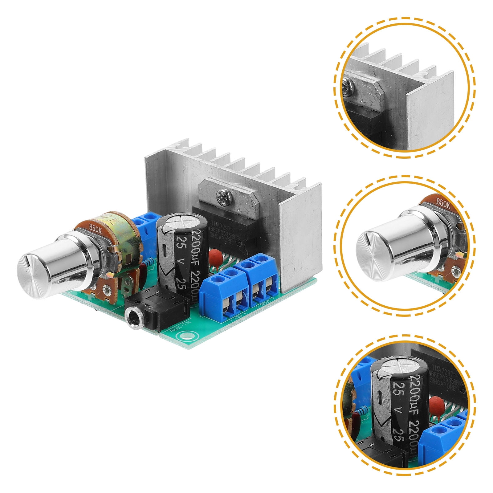 LEORX TDA7297 Digital Audio Power Amplifier Module Dual Channel Stereo ...