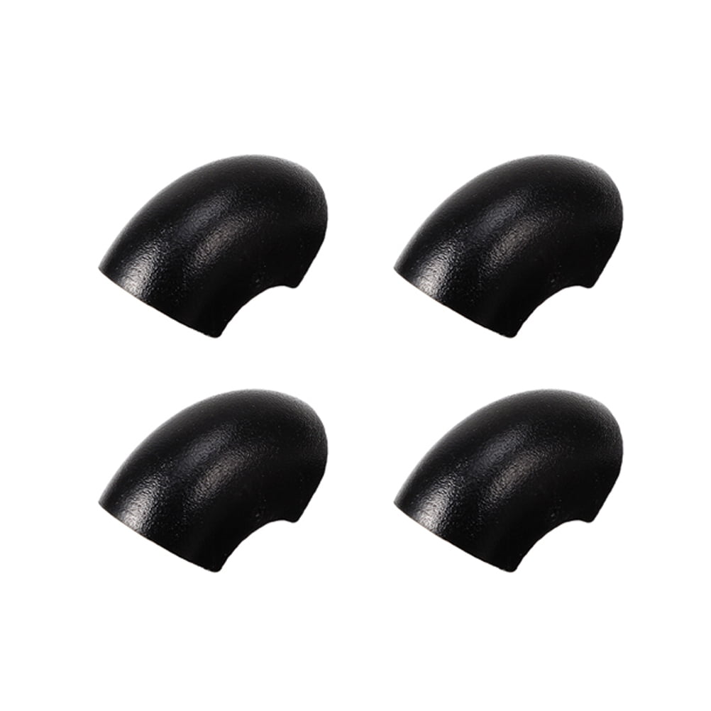 LEORX Table Foot Protector 4Pcs Black Rubber Hairpin Leg Cover for ...