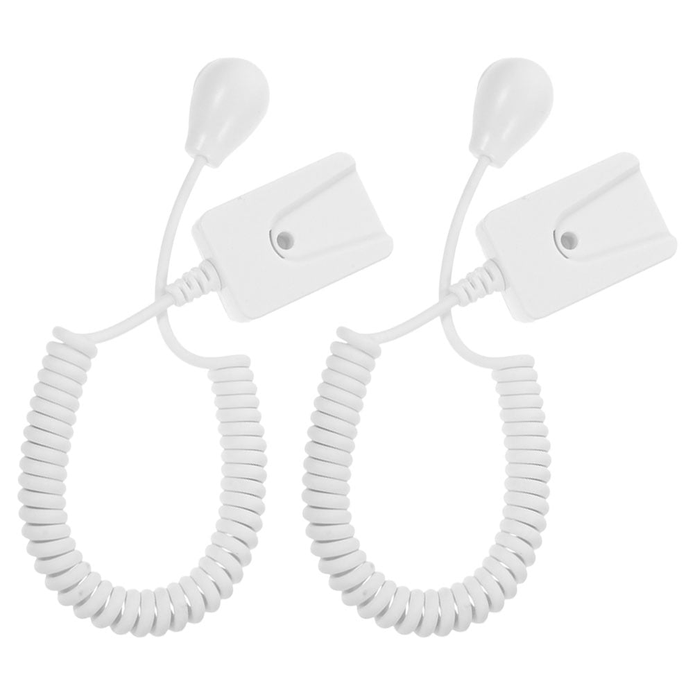 LEORX Tether Retractable Cable with Adhesive Hook 2Set Drop Shape Anti ...