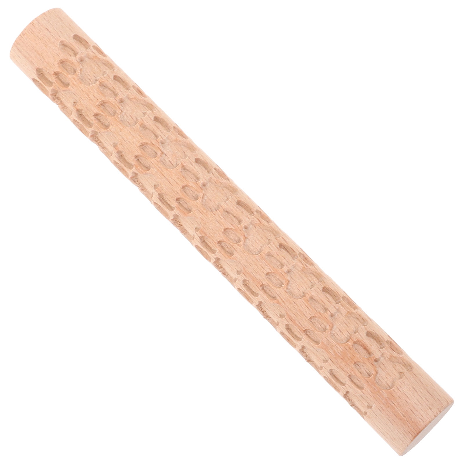 LEORX Light Yellow Wood Texture Rollers for Clay MultiFunctional ...