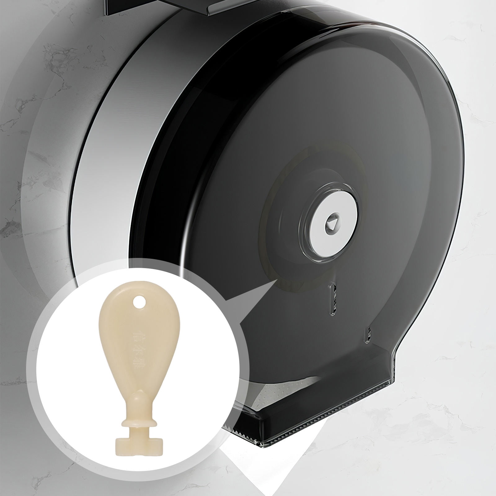 LEORX Tissue Box Key Mounted Commercial Toilet Dispenser Key Soap ...