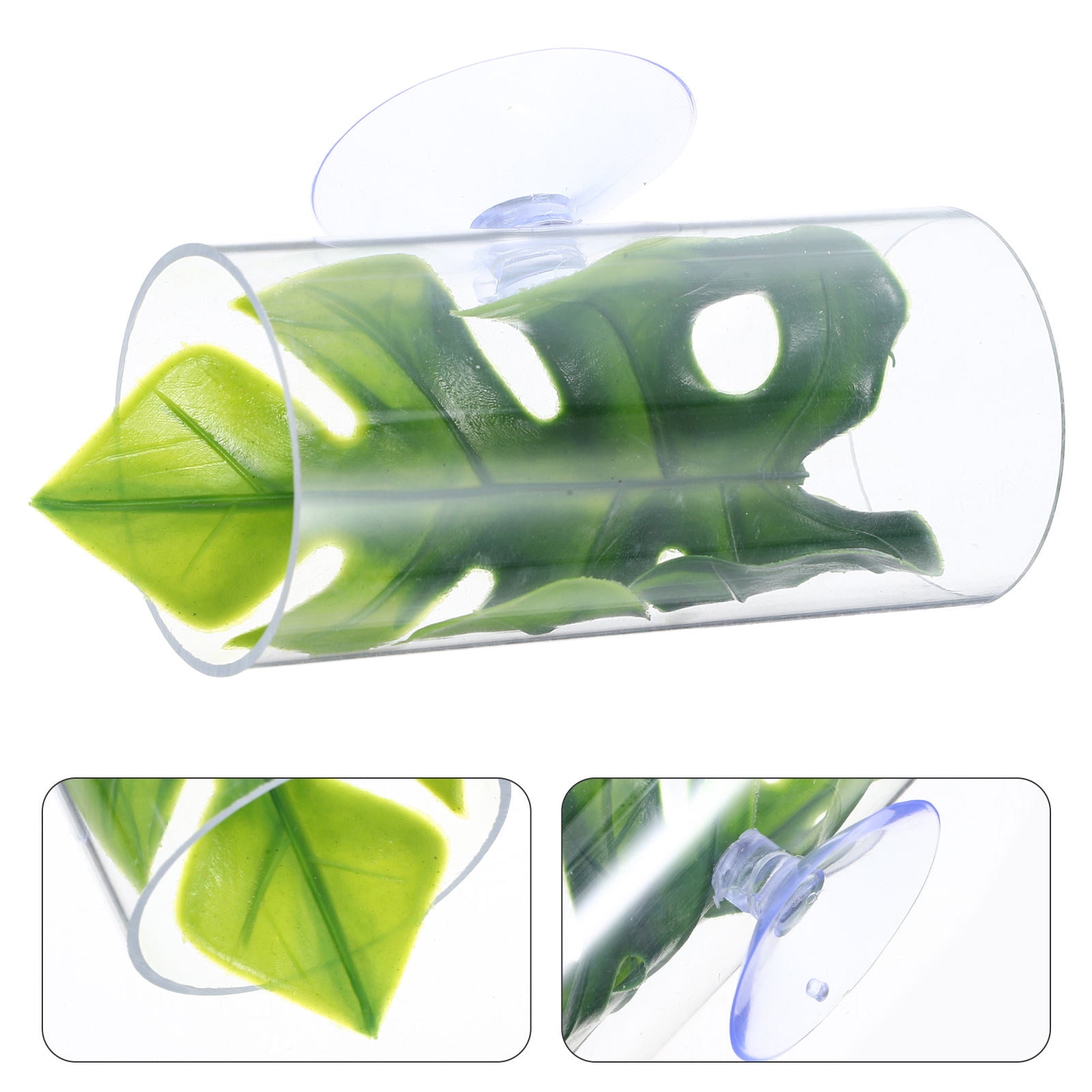 LEORX Transparent Betta Fish Tube Tunnel for Resting and Hiding ...