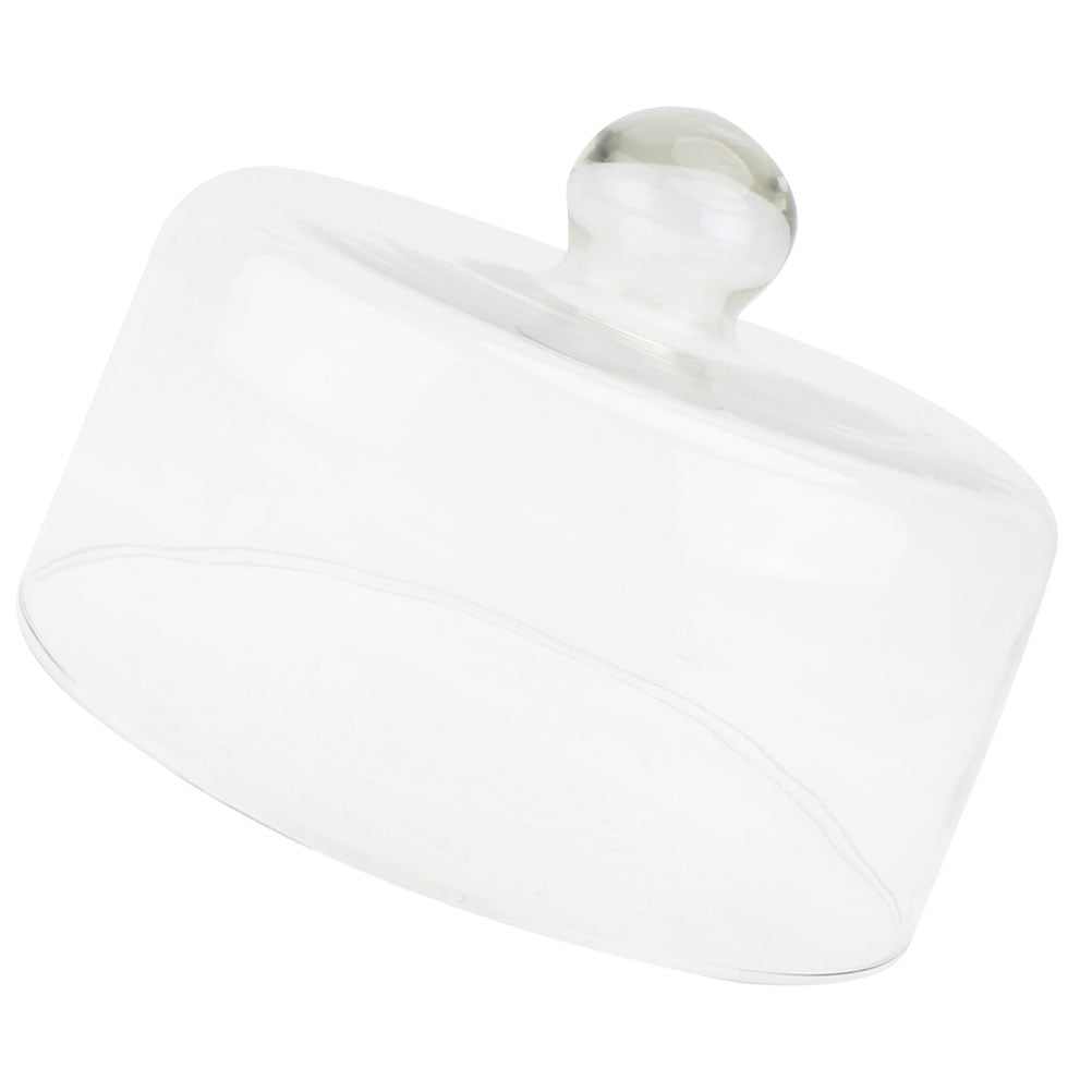 LEORX Transparent Glass Cake Dome for Protecting Food with Enough ...
