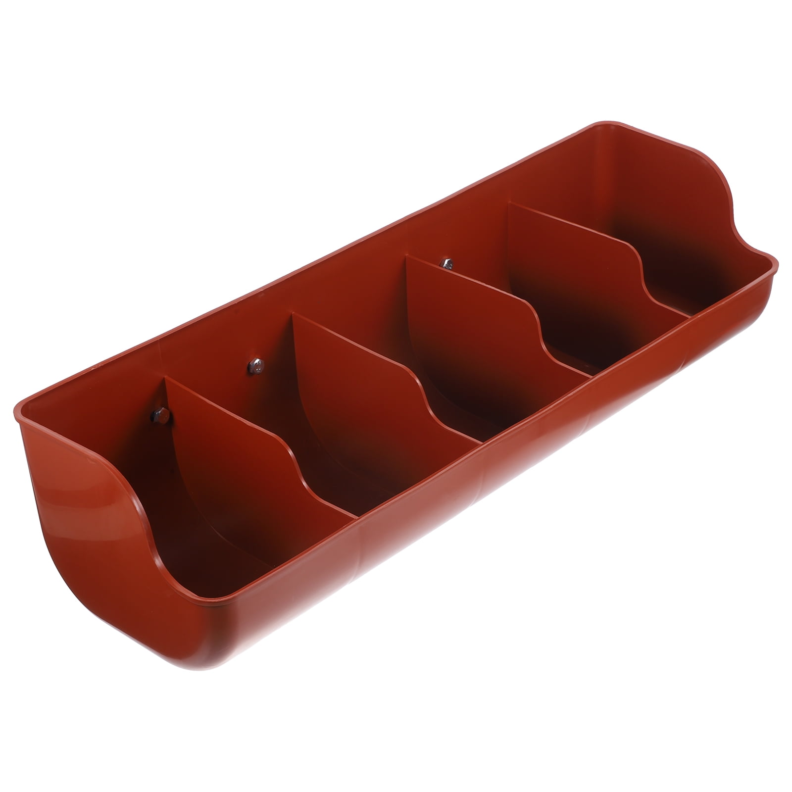 LEORX Pig Feed Trough Pig Feeder Brown Plastic 1Set - Walmart.com