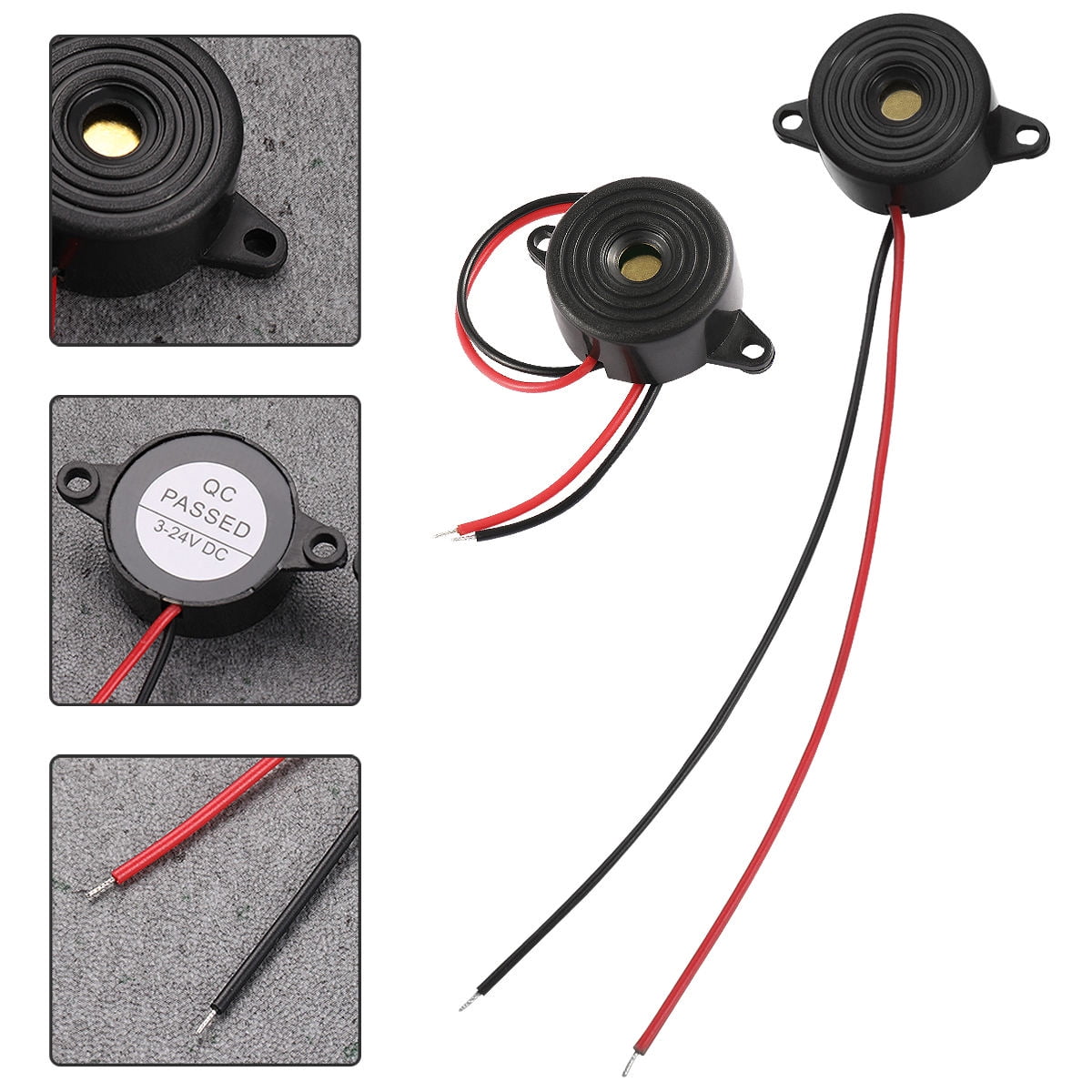 LEORX UKCOCO 2Pcs -20- Piezoelectric Buzzer Continuous Buzzer Beep Tone ...