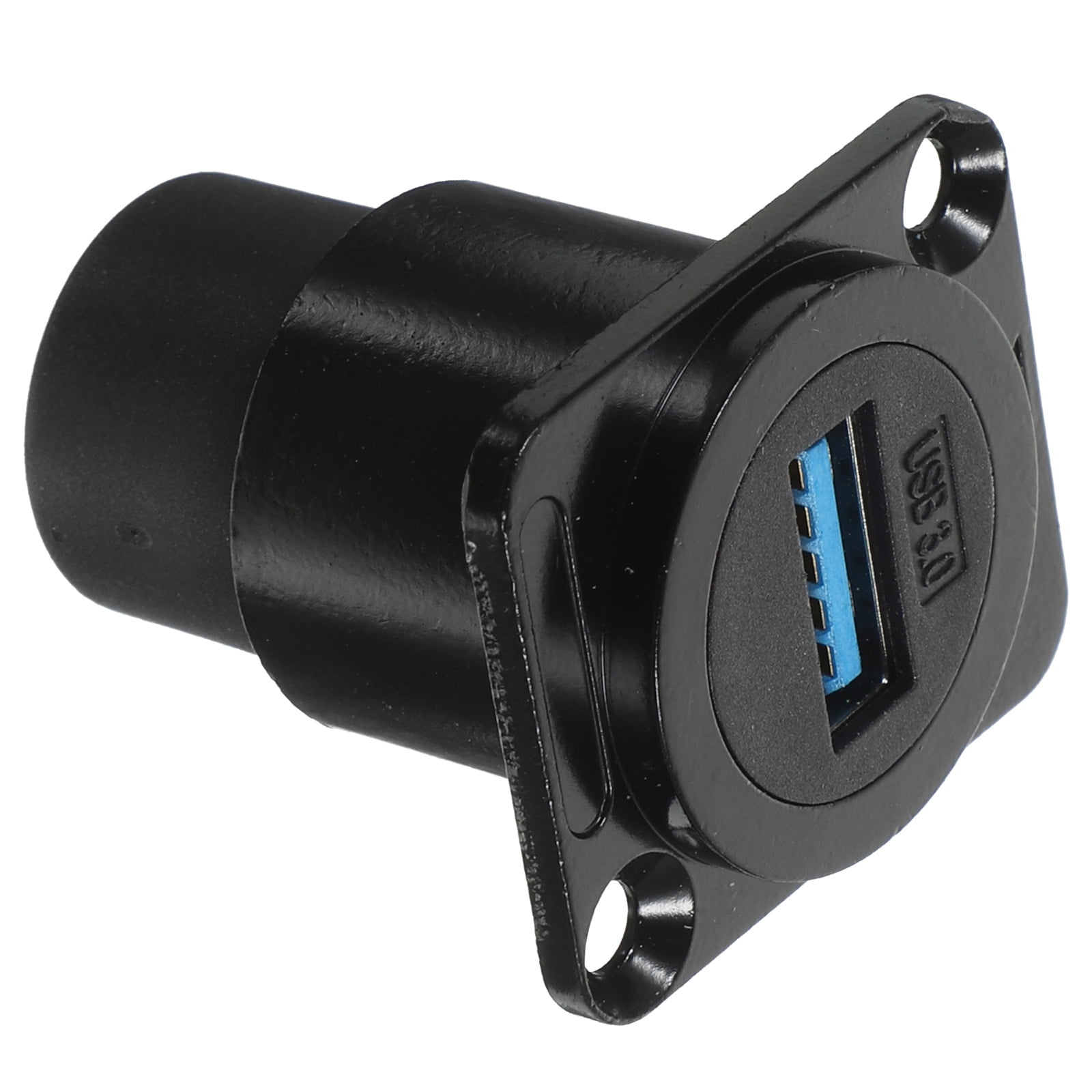 LEORX USB3.0 Connector Housing Panel Mount Female USB Bulkhead Coupler ...