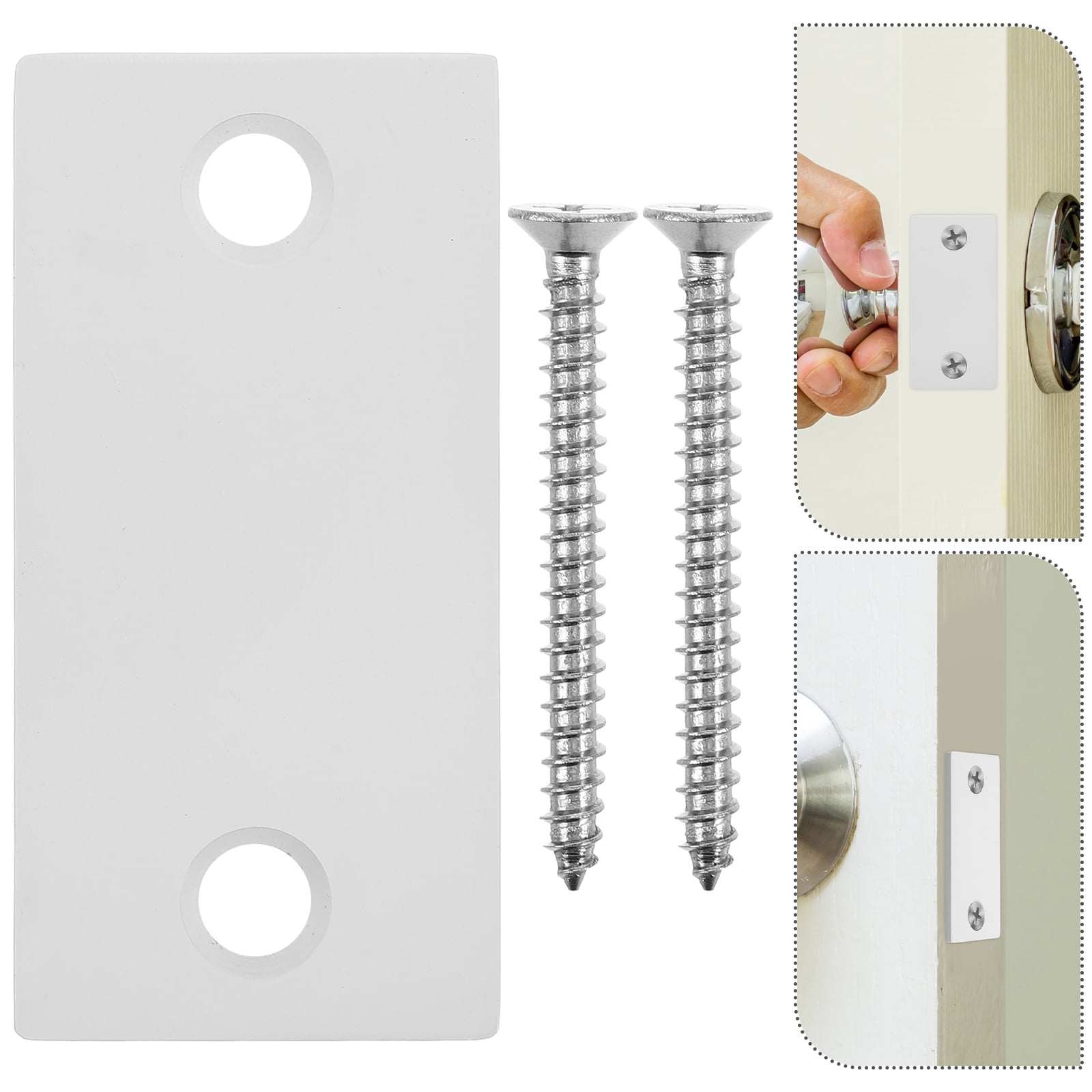 LEORX WORGEOUS 1 Set Of Deadbolt Cover Plate Latch Plate Strike Plate ...