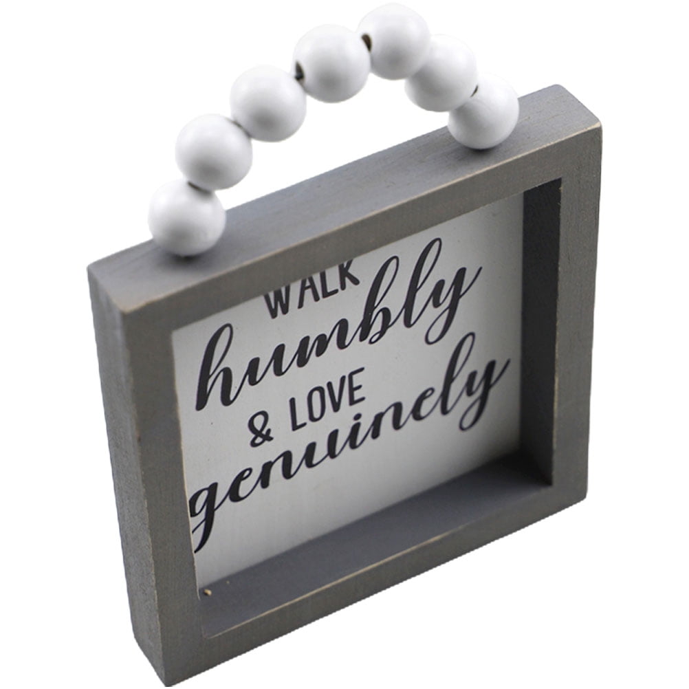 LEORX Wall Signs Wall Wood Sign Grey Decorative Kitchen 1Set - Walmart.com