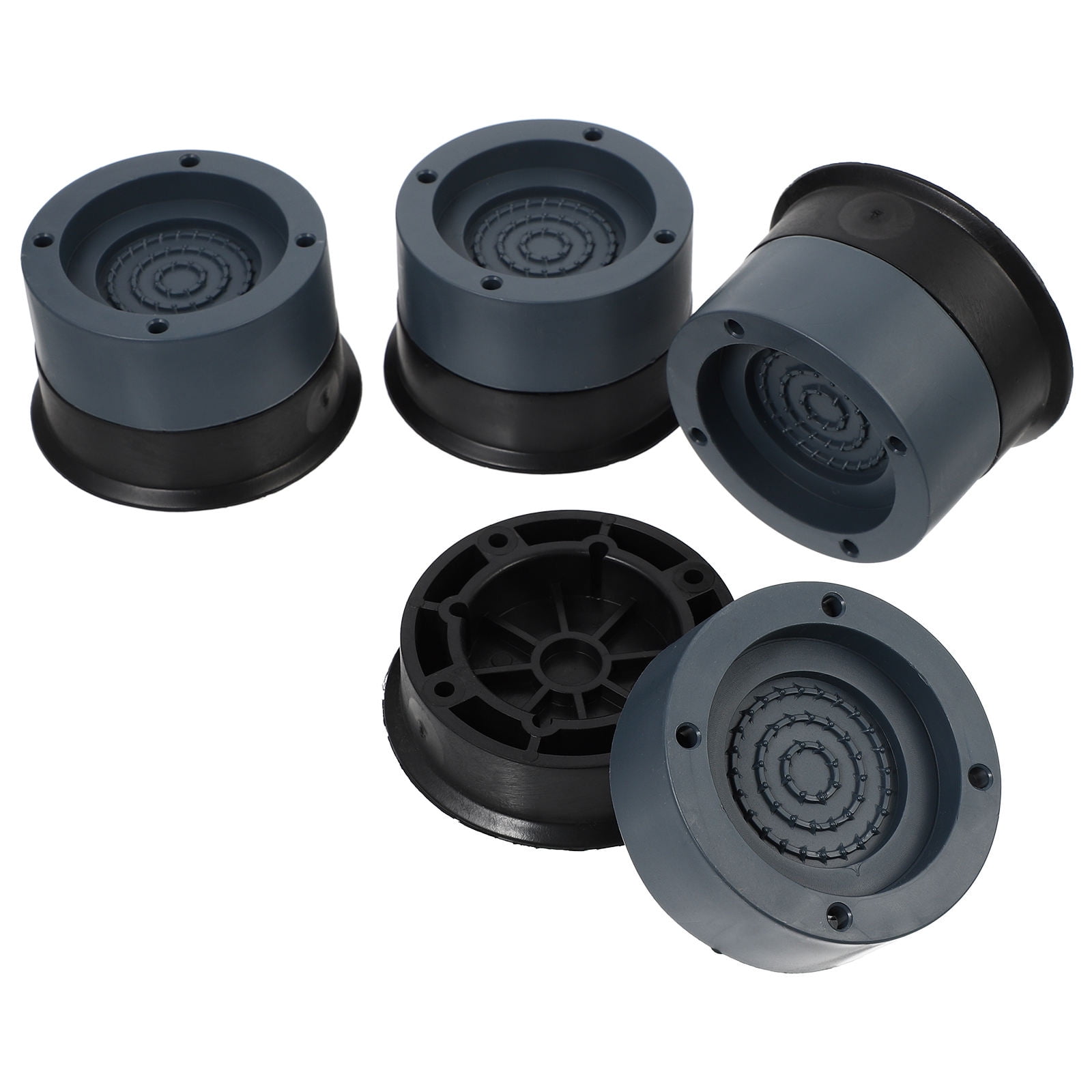 LEORX Washing Machine Accessory 4Pcs Foot Pads Grey Plastic Anti Slip ...