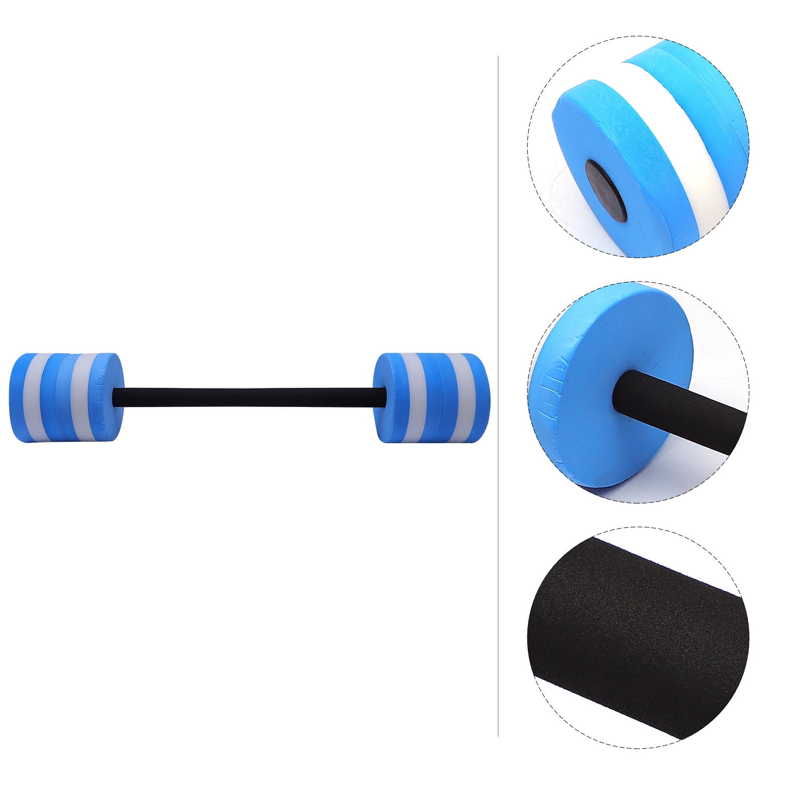 LEORX Water Exercise Equipment Pools Floating Dumbbell EVA Blue 1Pack ...