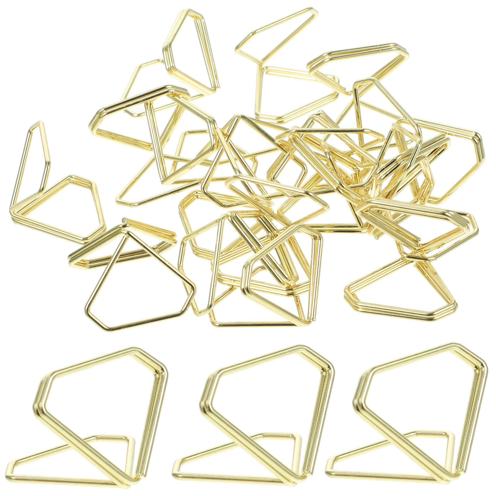 LEORX Wedding Table Numbers Holder 20Pcs in Golden Steel Wire for ...