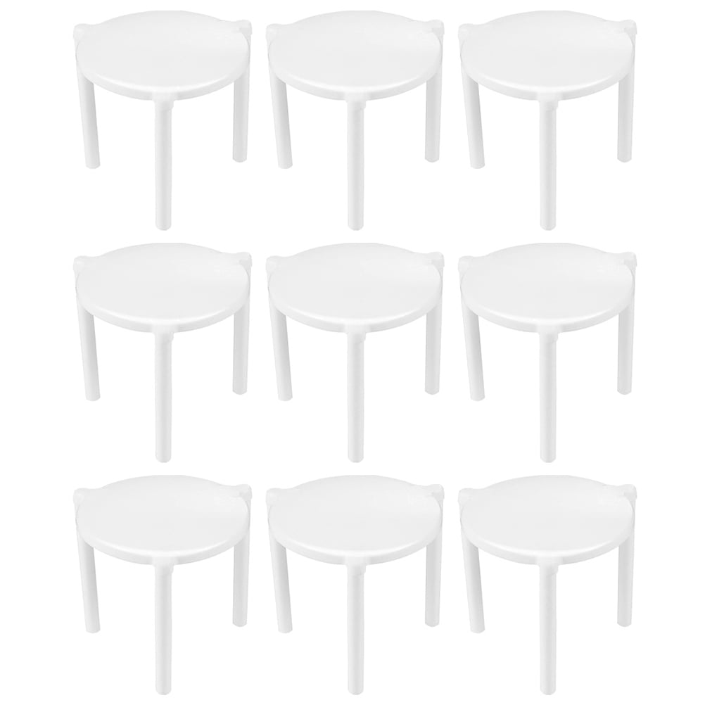 LEORX White Plastic Pizza Stand with Stackable Design for Home Use ...