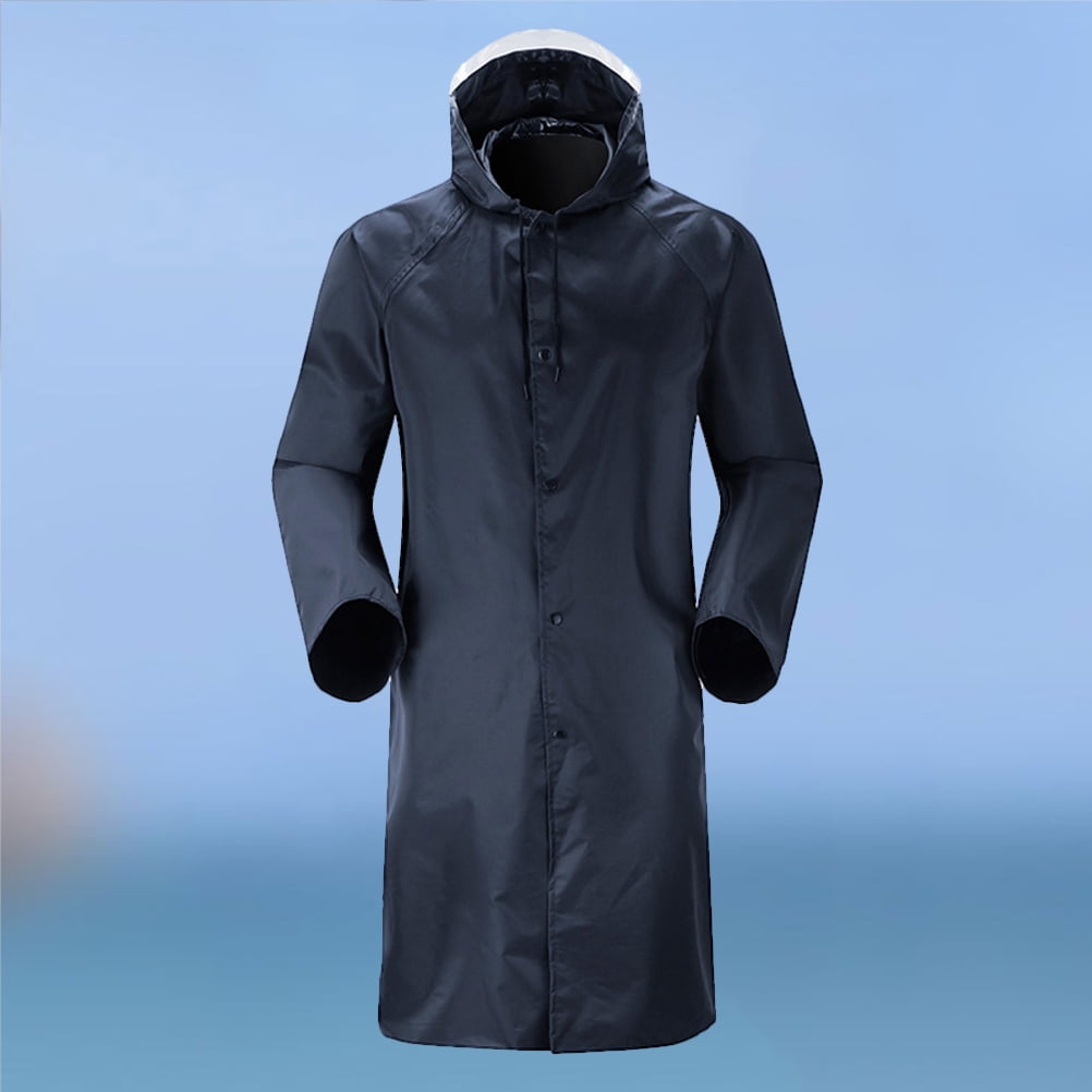 LEORX Womans Rain Coat Rain Poncho in Navy 1Set for Fishing Outdoor ...