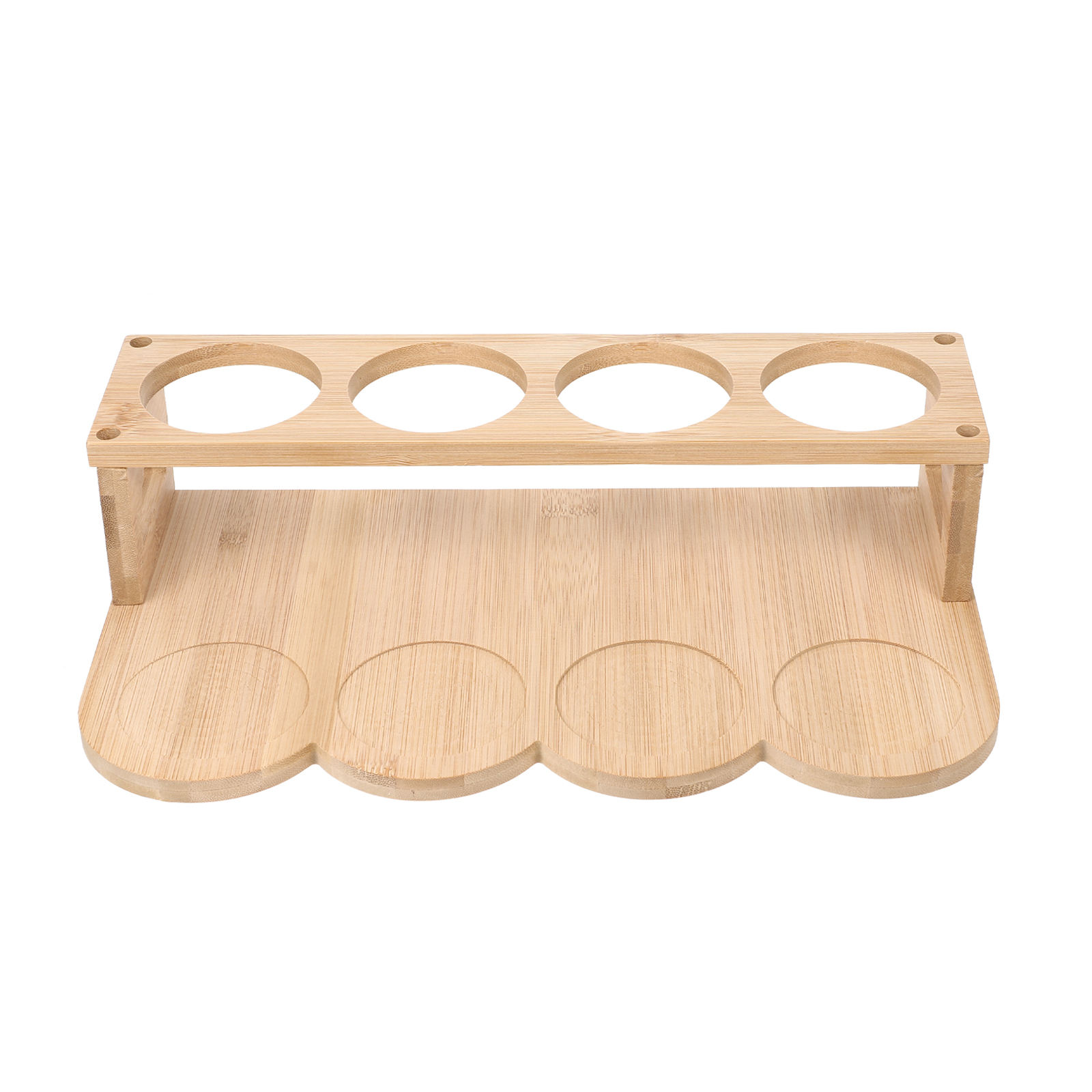 LEORX Wood Seasoning Stand Simple Design Oil Bottle Storage for ...