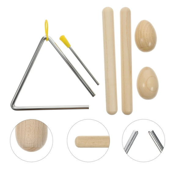 LEORX Wood and Iron Percussion Instrument Set for Playing Safe and ...