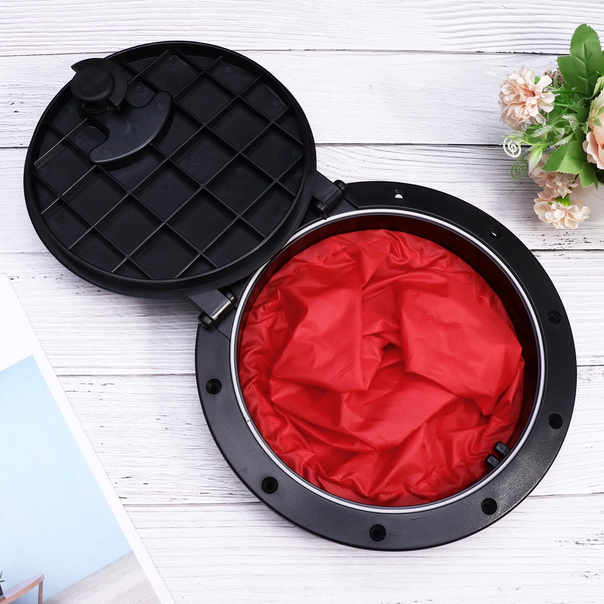 LEORX boat hatch lids Hatch Cover Black PVC 1Pack for Kayak Fishing ...