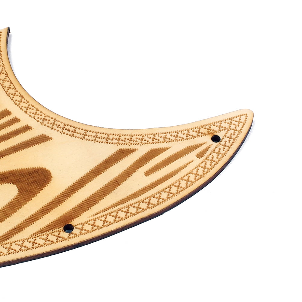 LEORX guitar guards Wave Pattern Pickguard Light Brown 1Pack for ...