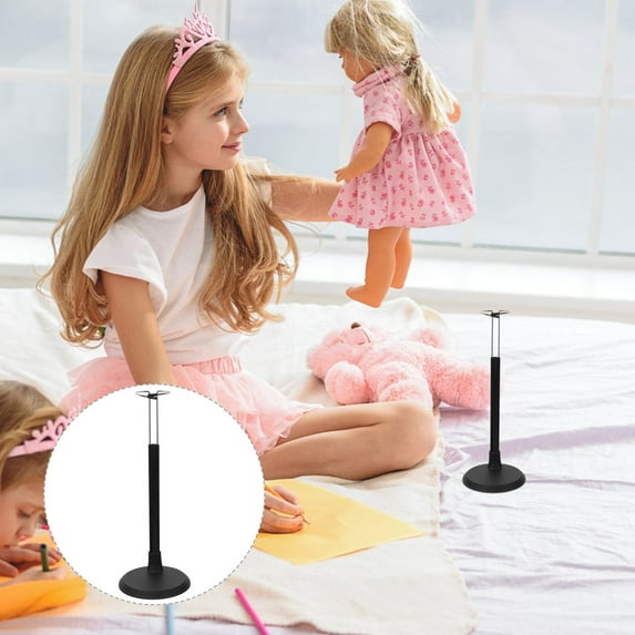 LEORX puppet stand holder Doll Support Holder Black for Tabletop ...
