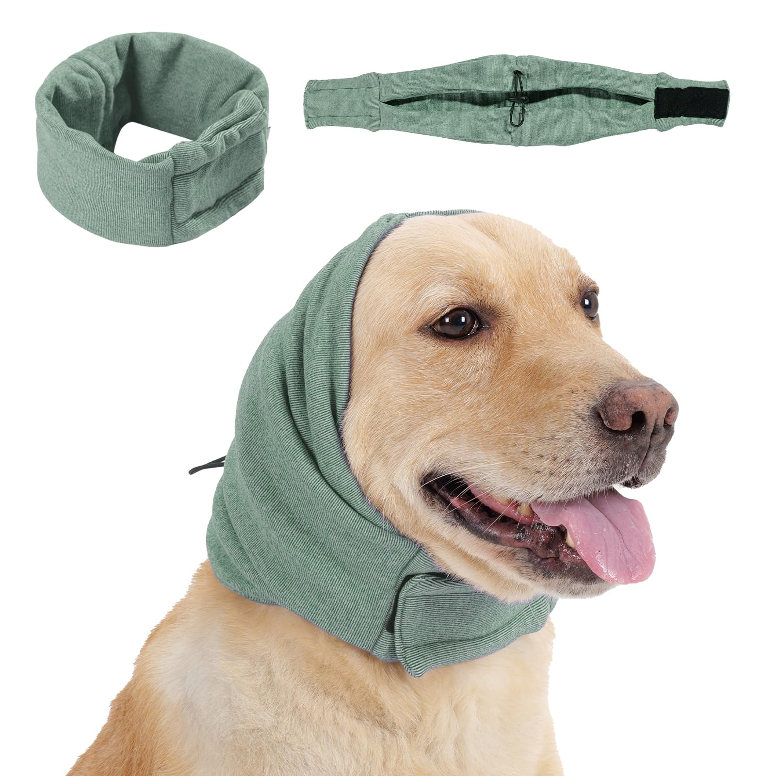 LEOTRAG Dog Calming FEV6 Hoodie, No Shake Ear Wraps for Dogs ...