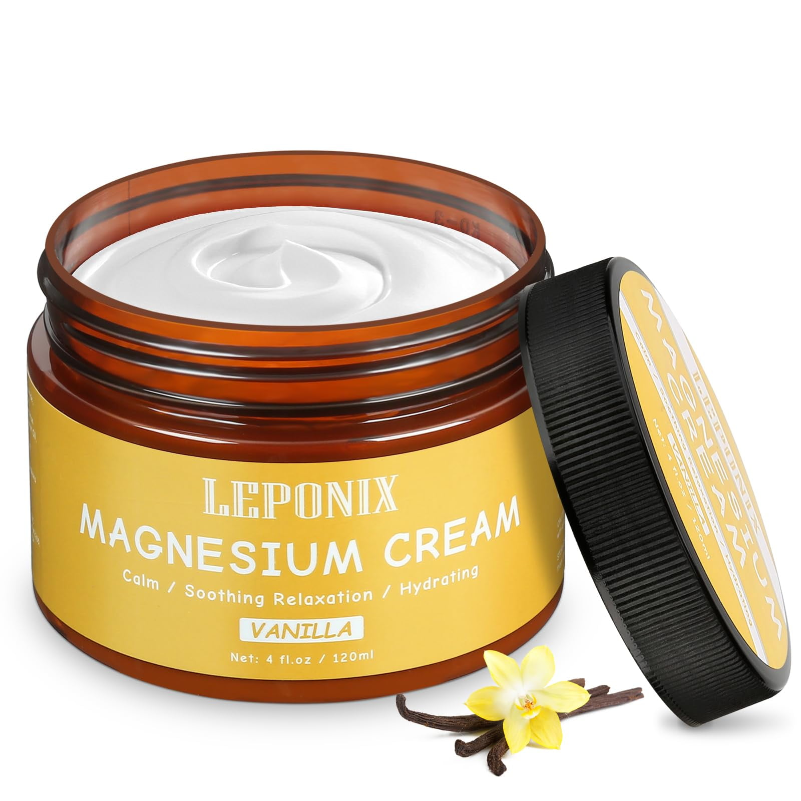 LEPONIX Magnesium Cream for VTF5 Sleep & Muscle Recovery - Soothing ...