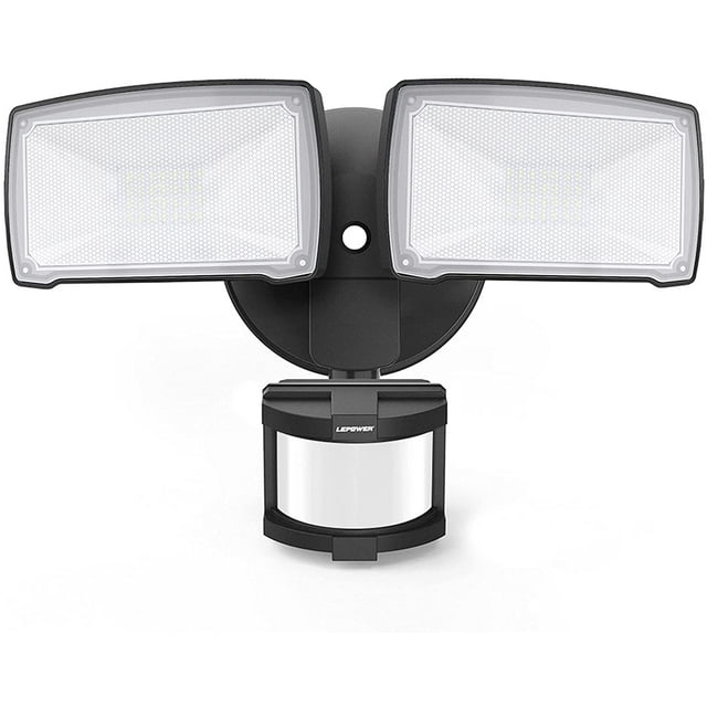 LEPOWER 28W LED Security Lights, Outdoor Motion Sensor, 3000LM, 5500K ...