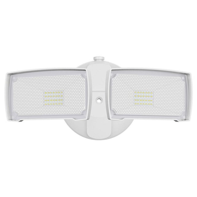LEPOWER 28W Dual-Head LED Security Light, 3000 Lumen, Switch Controlled ...