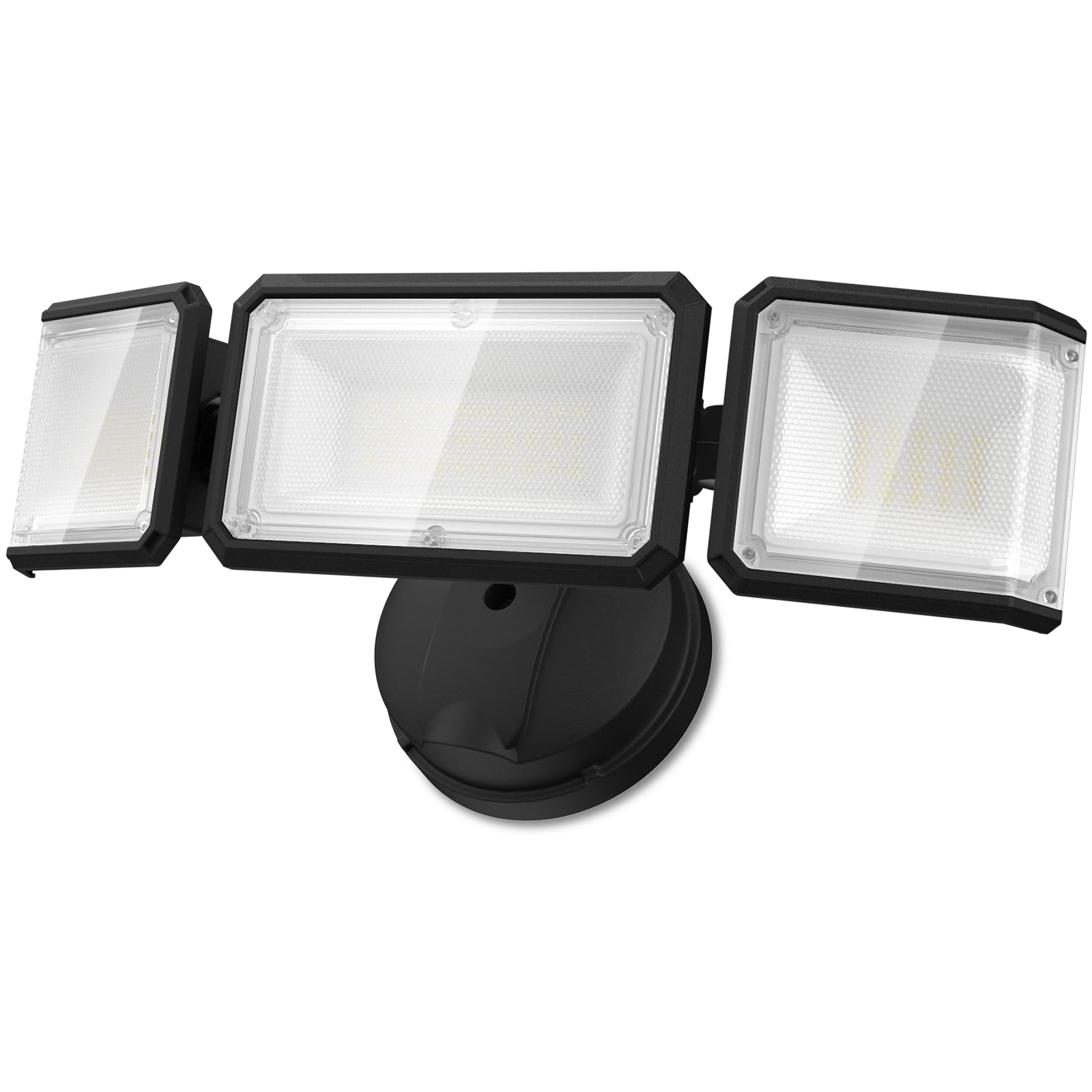 LEPOWER 4200 Lumen LED Flood Light Outdoor, 42W, Switch Controlled, 3 ...