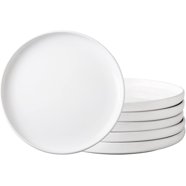 Vicrays Ceramic Dinner Plates Set, 10.5 Inch, 6 Pcs, Microwave ...