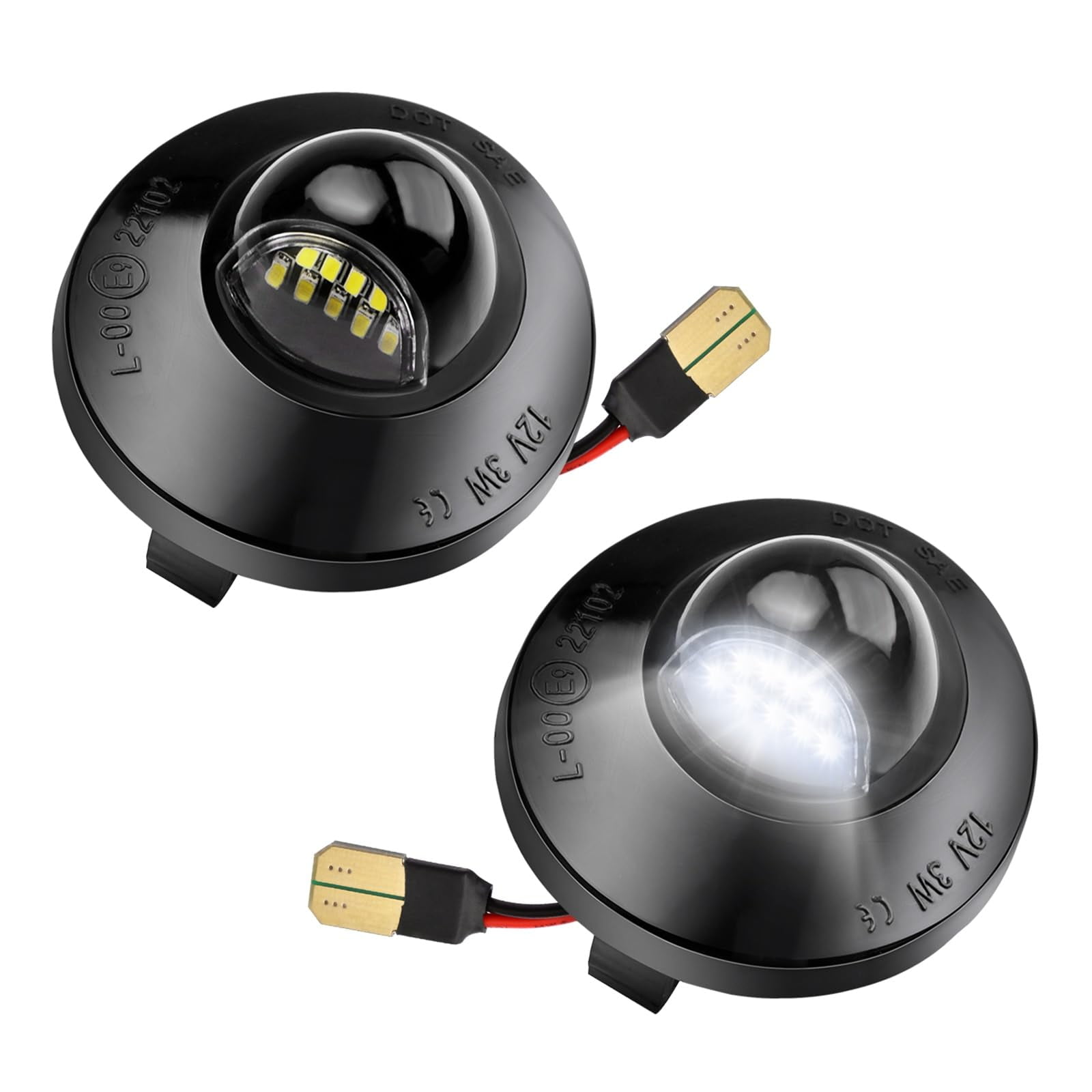 LESAUCE LED License Plate Lights Tag Lights for Ford F150 F250 F350 ...