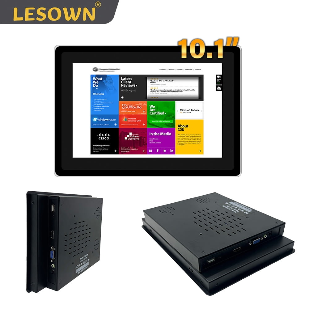 LESOWN 10.1Inch 1280x800 IPS Open Frame Capacitive Touch Display LCD ...