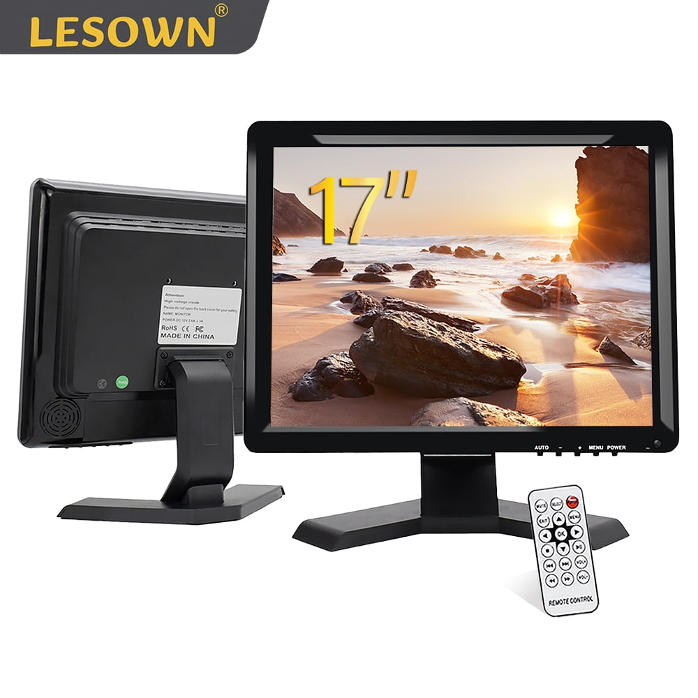 LESOWN 17-inch Resistive Touchscreen Car Display 1280x1024 Digital LCD ...