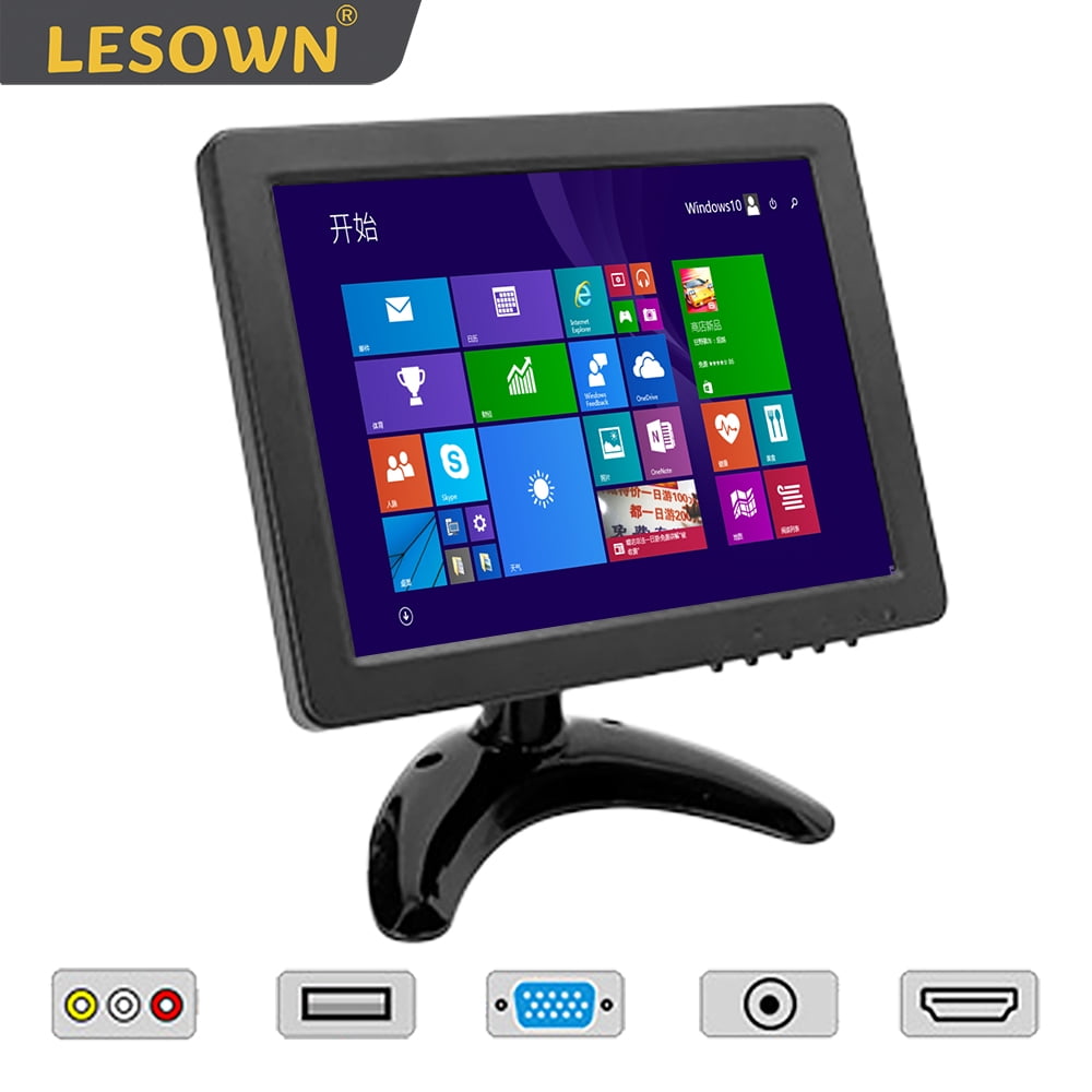 LESOWN 8 inch Wide Touchscreen HDMI VGA Input Industrial LCD Display ...