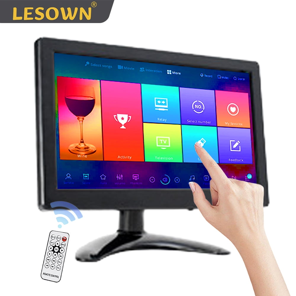 LESOWN HDMI Display 9-inch Capacitive Touchscreen Widescreen 16:9 ...