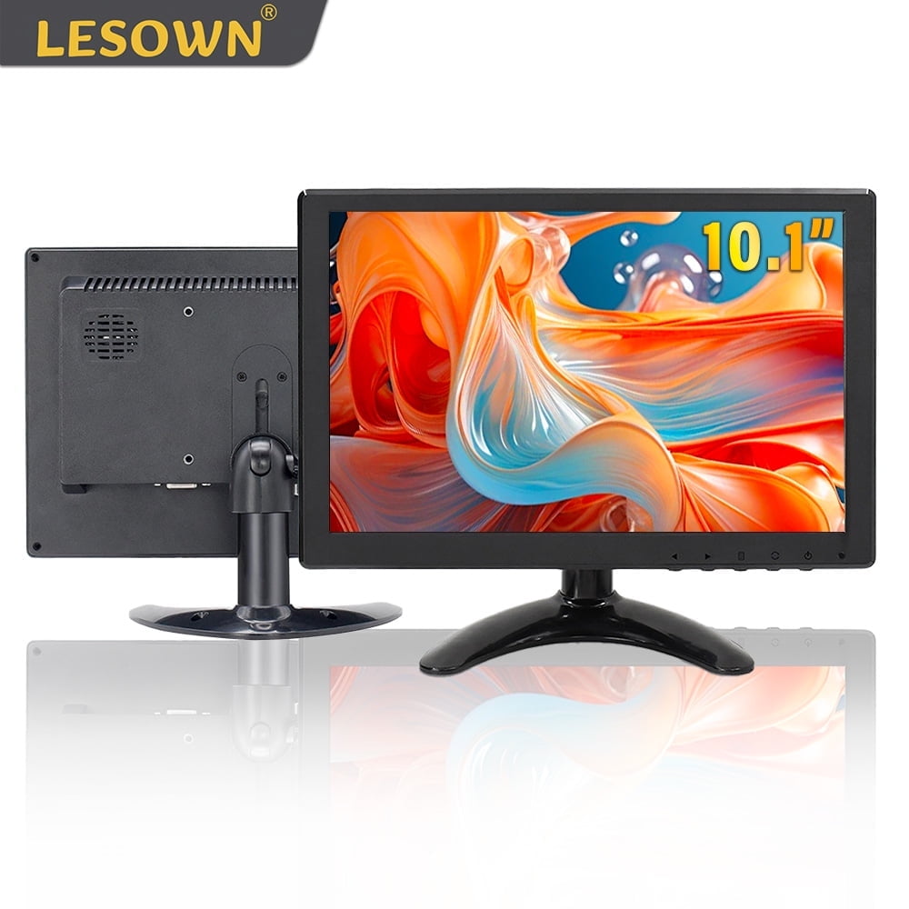 LESOWN HDMI VGA Industrial Monitor 10.1 inch LCD IPS Panel Display ...