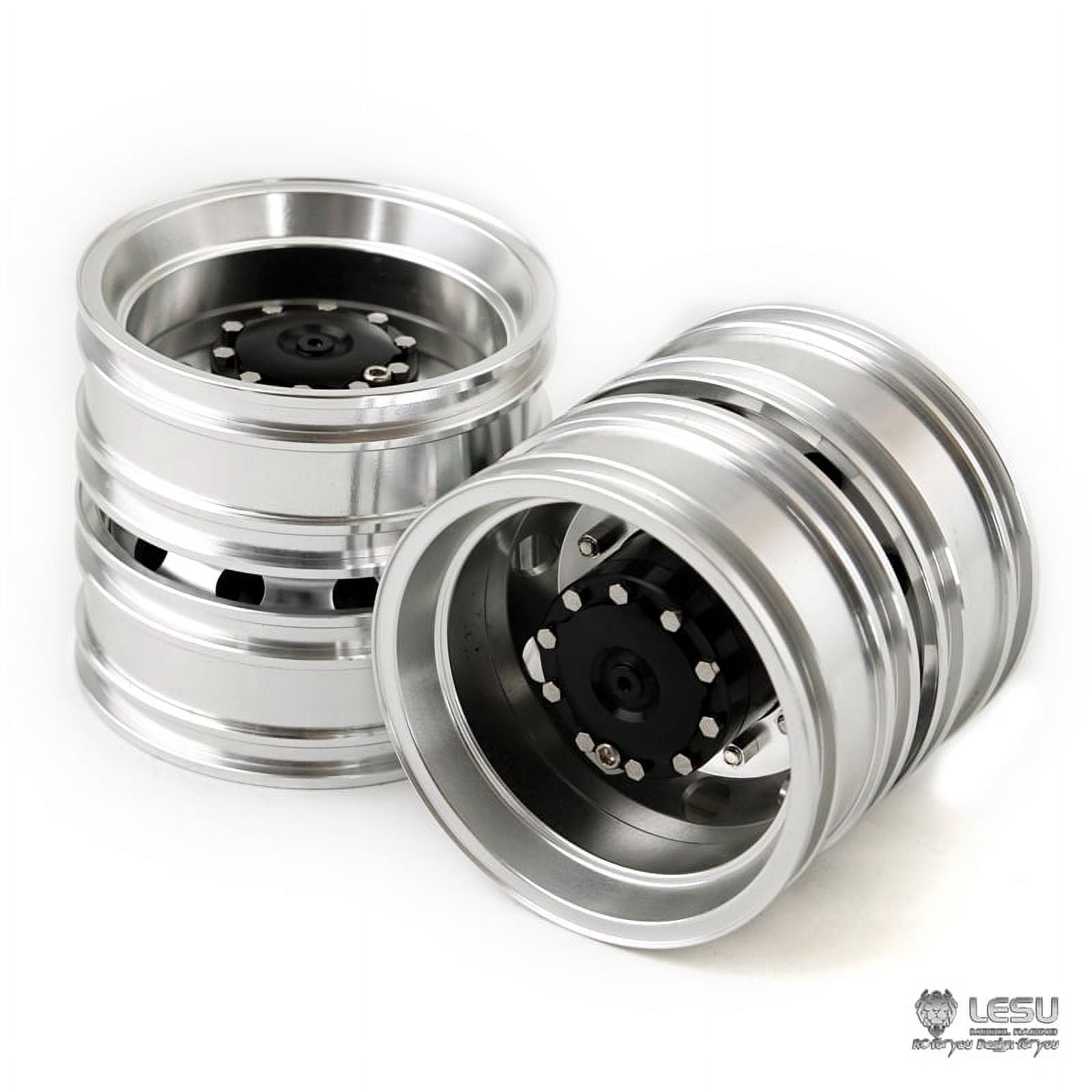 LESU Metal Rear Wheel Hub for 1/14 RC DIY TMY Model Truck Power Axles ...