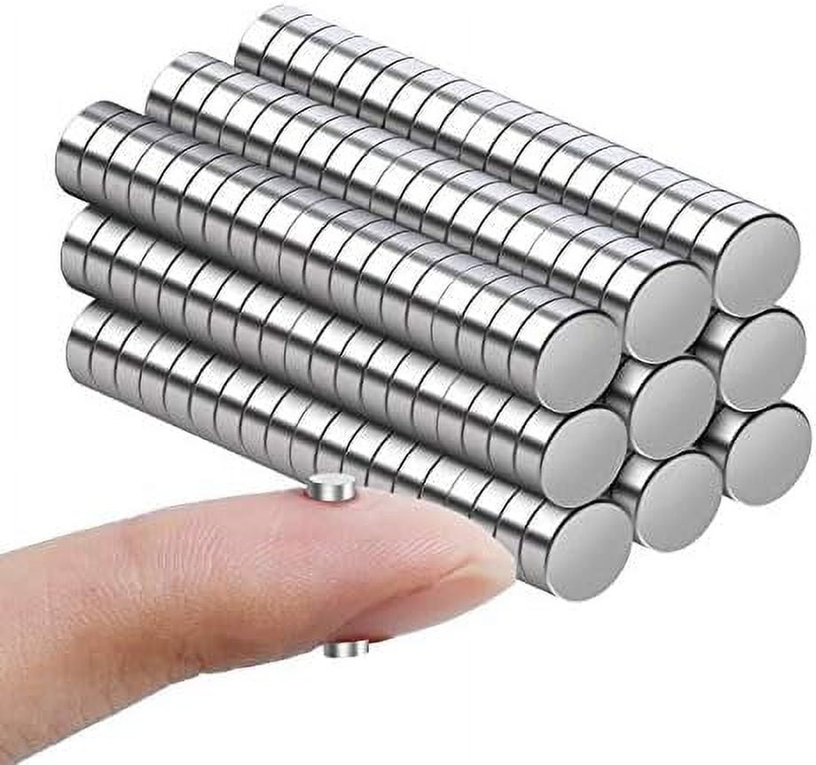 LESYAO Strong Small Round Metal 200pc Fridge Magnets, 3x2mm, for Office ...