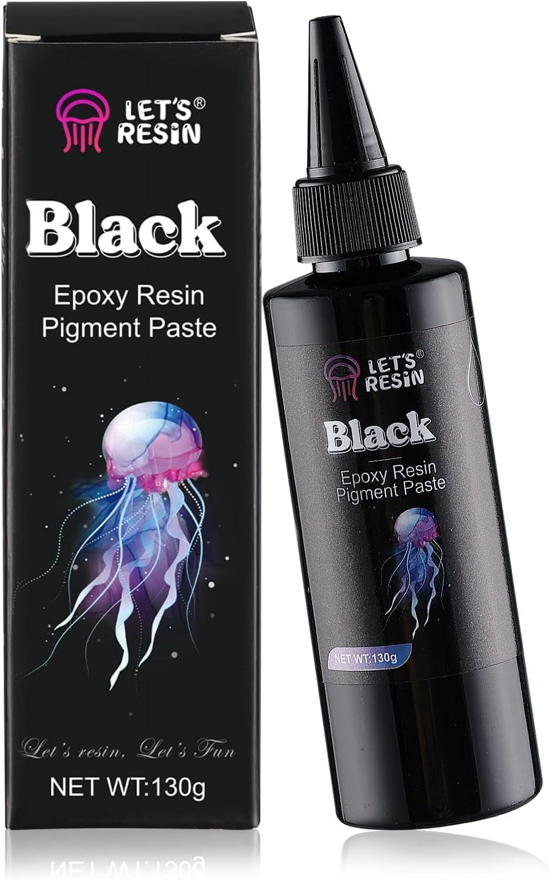 LET'S RESIN High Concentrated Epoxy Resin Pigment Paste, 100ml, Black ...