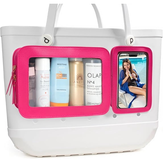 LETGO Clear Insert Bag for Bogg Bag Accessories - 2 Packs Leather ...