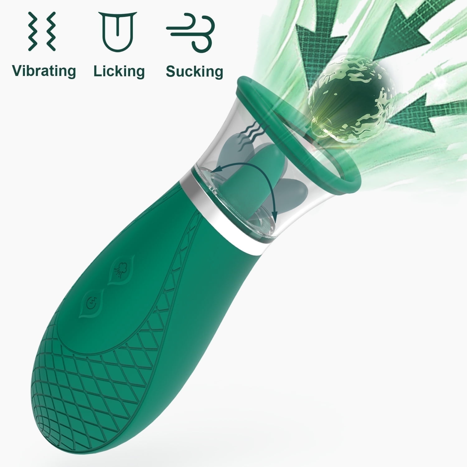 LETHIME Female Rose Sex Toys Sucking Vibrator for Women, Stimulator ...