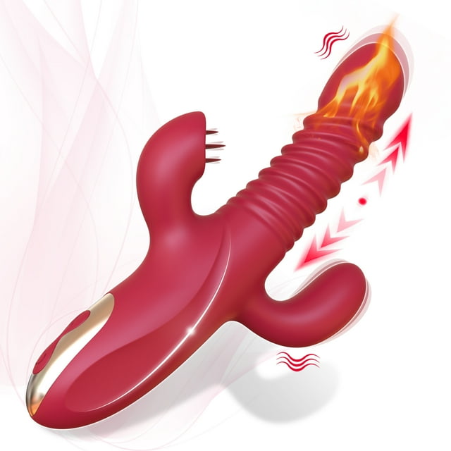 Lethime Thrusting Rabbit Vibrator Female Sex Toys For Women Stimulator