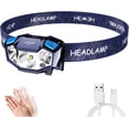 LETOUR Mini Sensor Headlamp 600LM Bright Flashlight 5 Modes Dimming ...