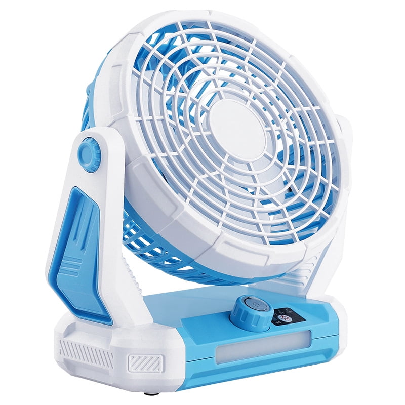 LETOUR Silent Desktop Fan Light with Night Light, 90° Adjustable, 3 ...