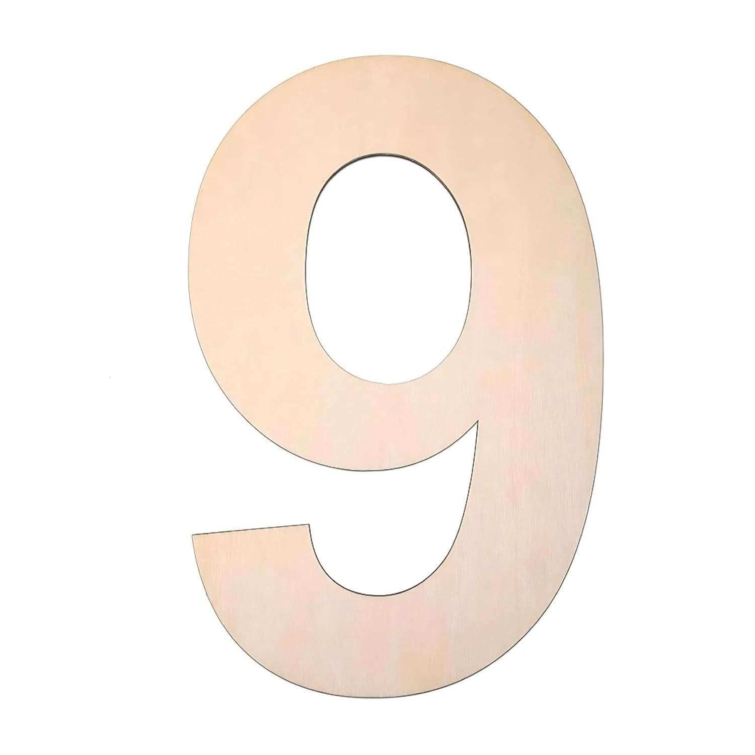 LETS DIY 12Inch MDF Number 9 Cutout Large Wooden Nine for Art and Craft ...