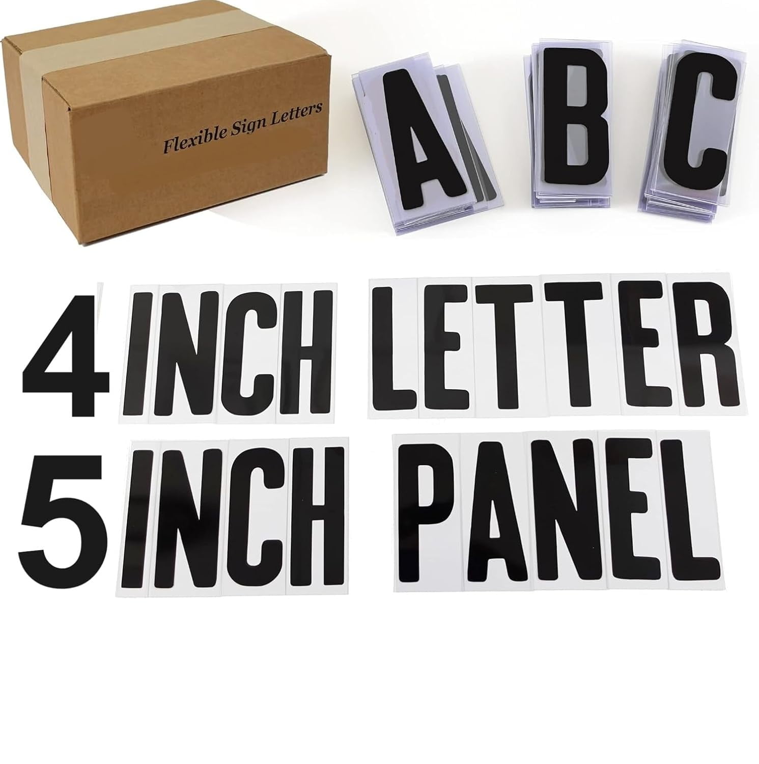 LETTER PACKS ONLY for XL LETTERBOARD Customizable Statement shelf ...