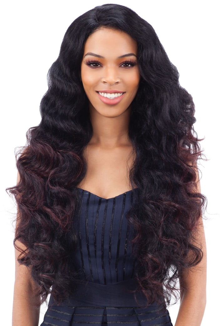 LETTY - FREETRESS EQUAL SYNTHETIC INVISIBLE L PART FULL WIG LONG WAVY ...