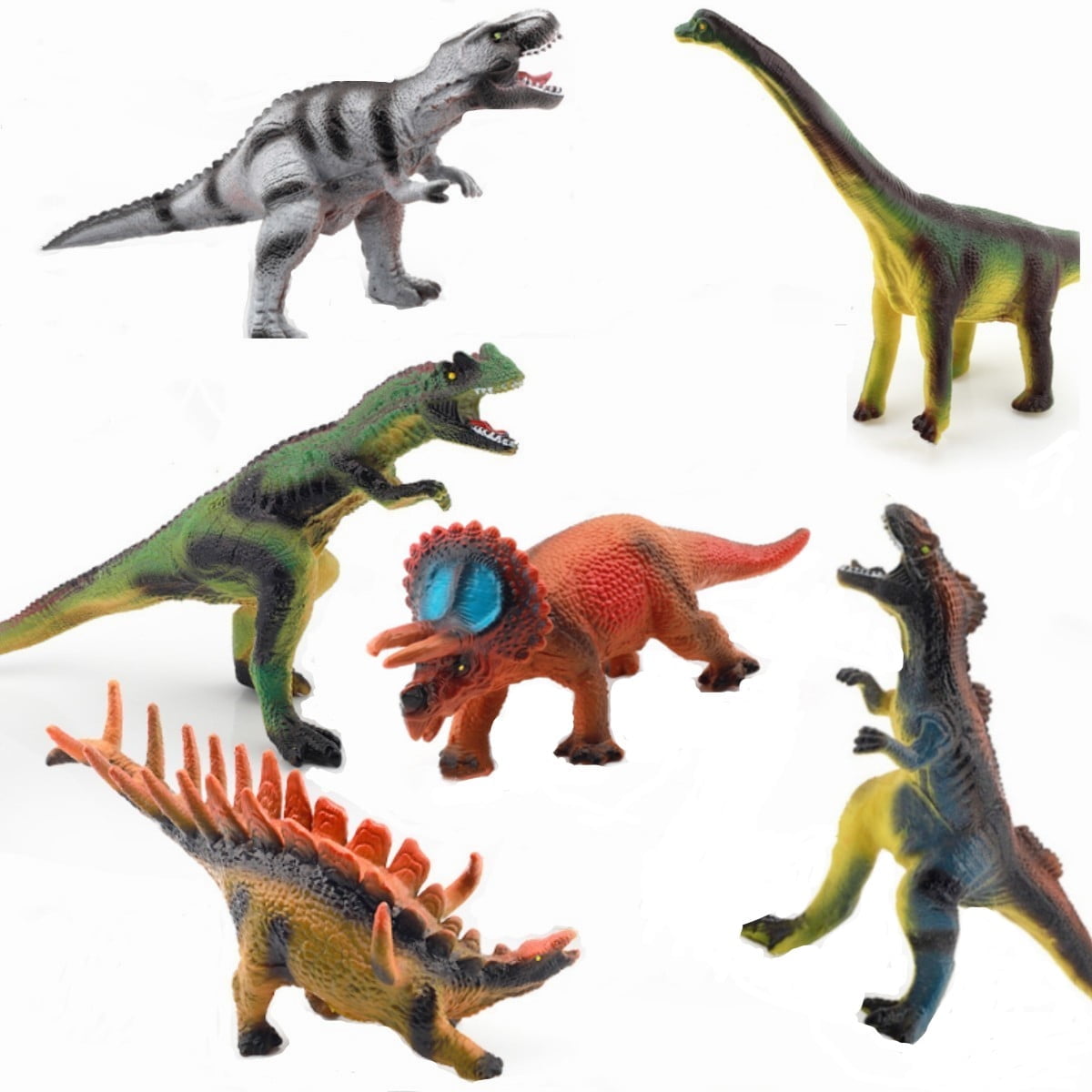 LEUCHTAMOR Jumbo Dinosaur Toys for Kids, Large Velociraptor Toys for ...