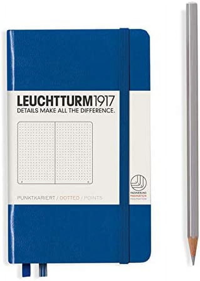 LEUCHTTURM1917 - Pocket A6 Dotted Hardcover Notebook (Royal Blue) - 187 ...